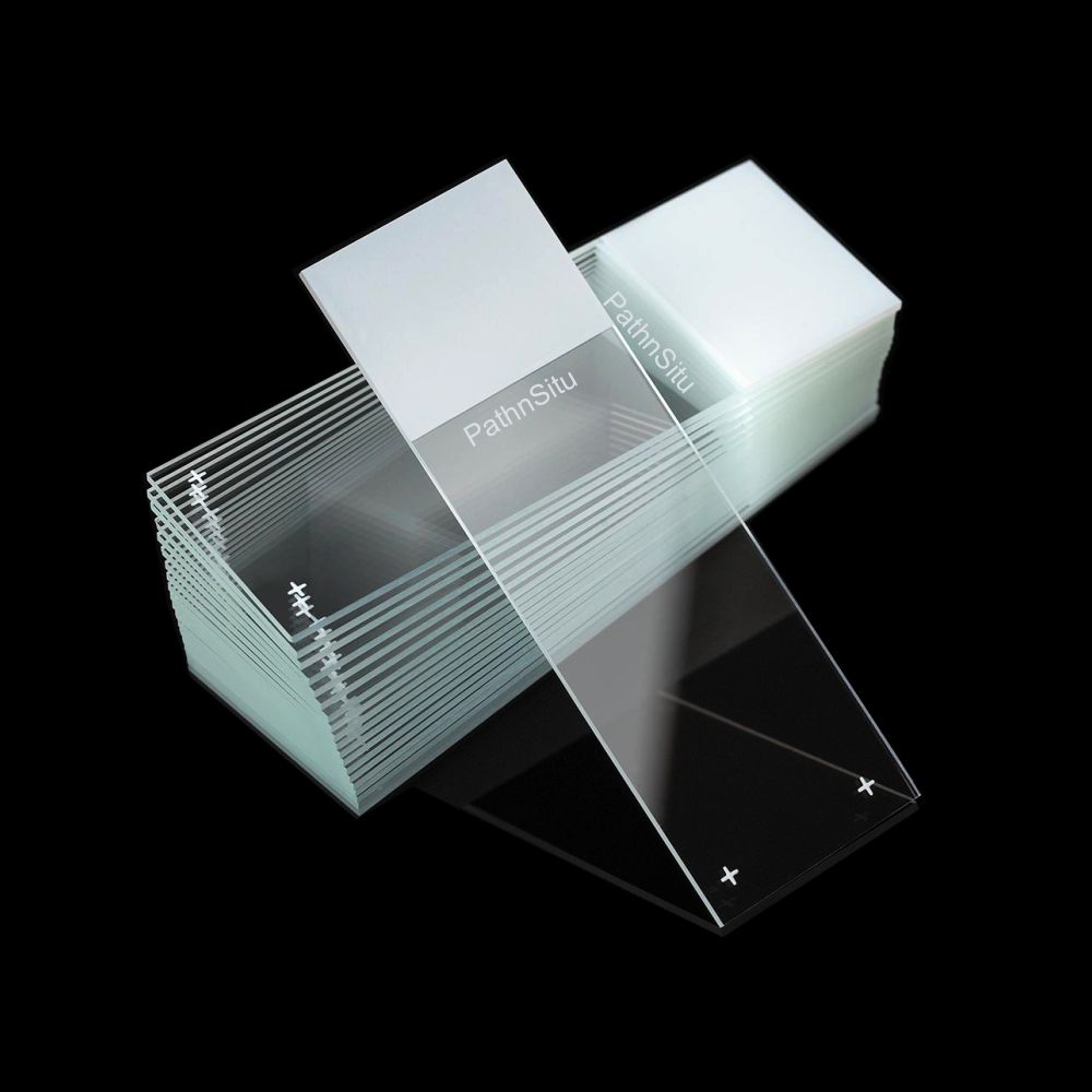 White Coloured Microscopic Slides